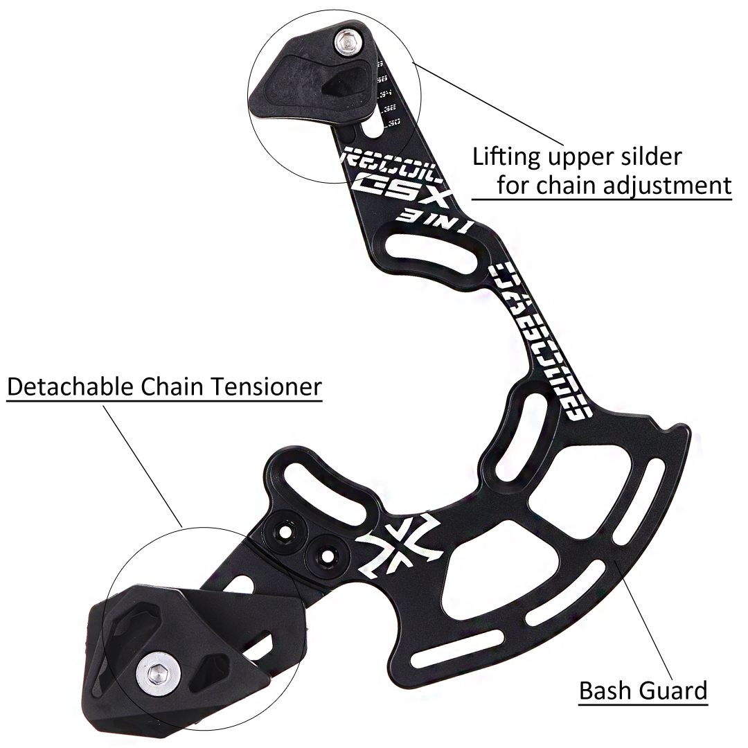 DA BOMB DOWNHILL ENDURO BIKE CHAIN GUIDE GSX 3IN1